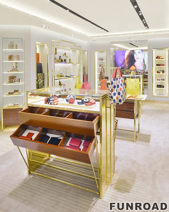 Fashion Handbag Display Cabinet for Shopping Mall Interior Design ...