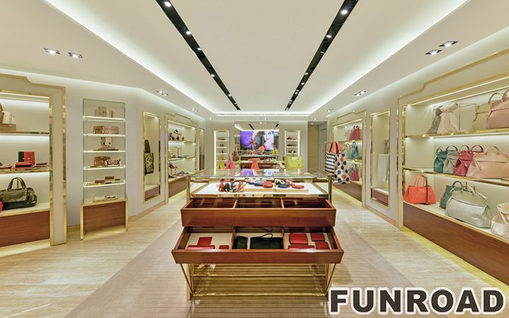 Fashion Handbag Display Cabinet for Shopping Mall Interior Design ...