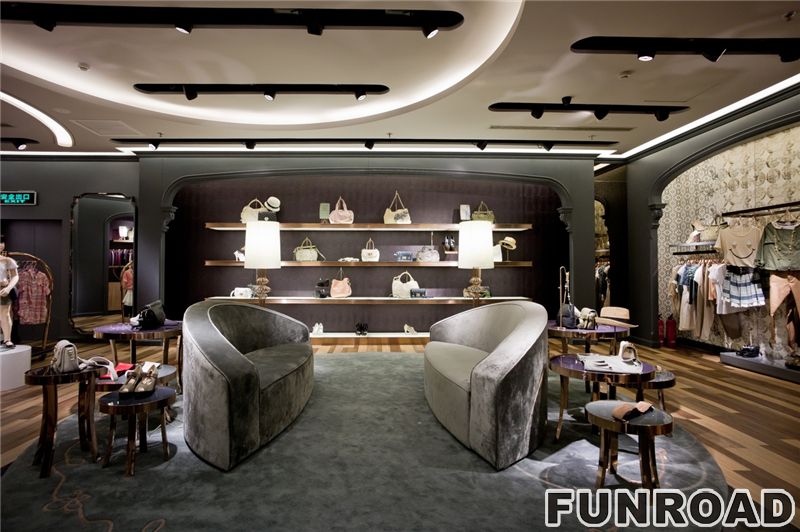 Fashion Showcase with LED Light for Clothing Store Decor | Funroadisplay