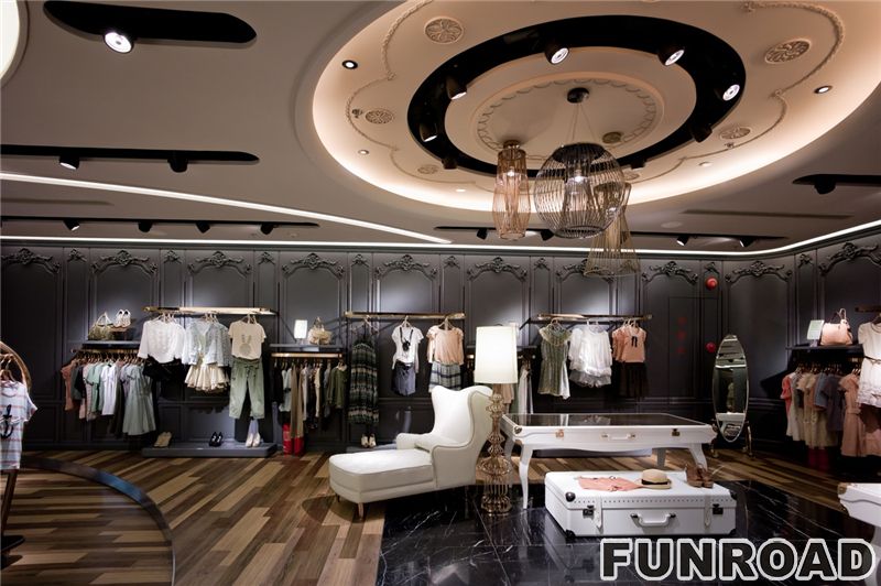 Fashion Showcase with LED Light for Clothing Store Decor | Funroadisplay