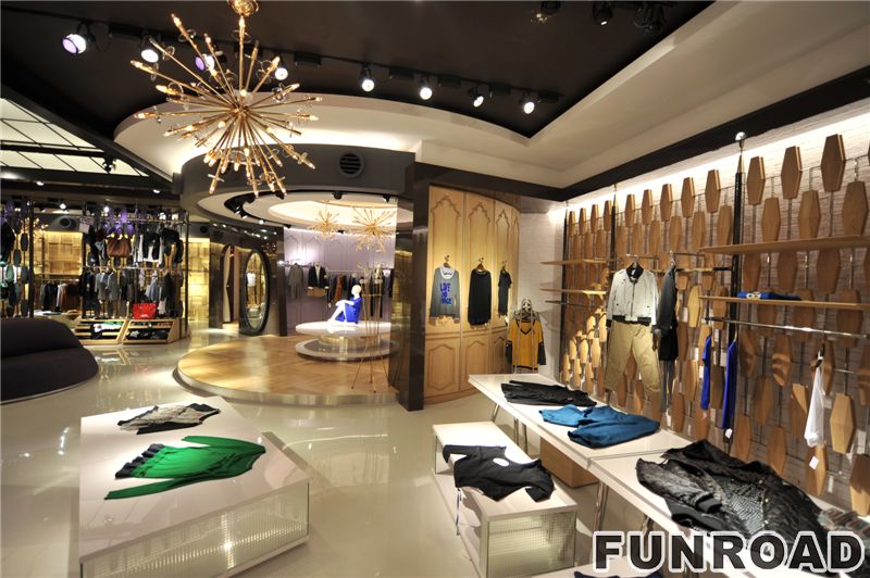 New Retail Showcase Cabinet for Clothing Store Decoration | Funroadisplay