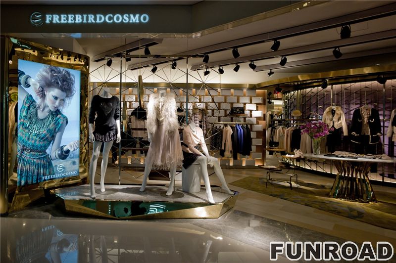 High Quality New Showcase Cabinet for Clothing Store Decoration ...