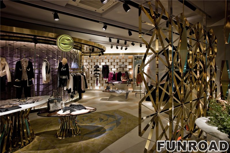 High Quality New Showcase Cabinet for Clothing Store Decoration ...