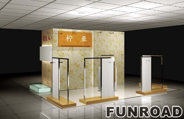 Retail Wooden Cosmetic Display Showcase for Shopping Mall Design ...