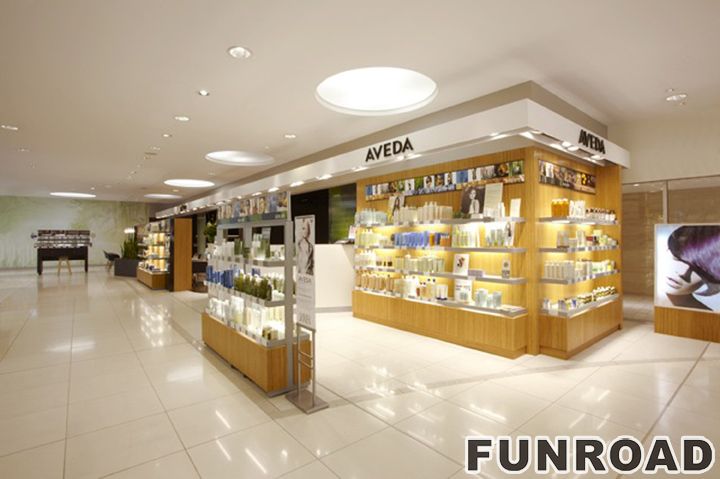 Wooden New Cosmetic Display Showcase for Beauty Store Design ...