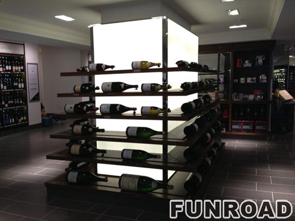 Customized Wine Display Showcase for Wine Store Interior Design ...
