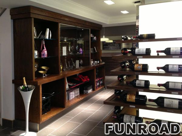Customized Wine Display Showcase for Wine Store Interior Design ...
