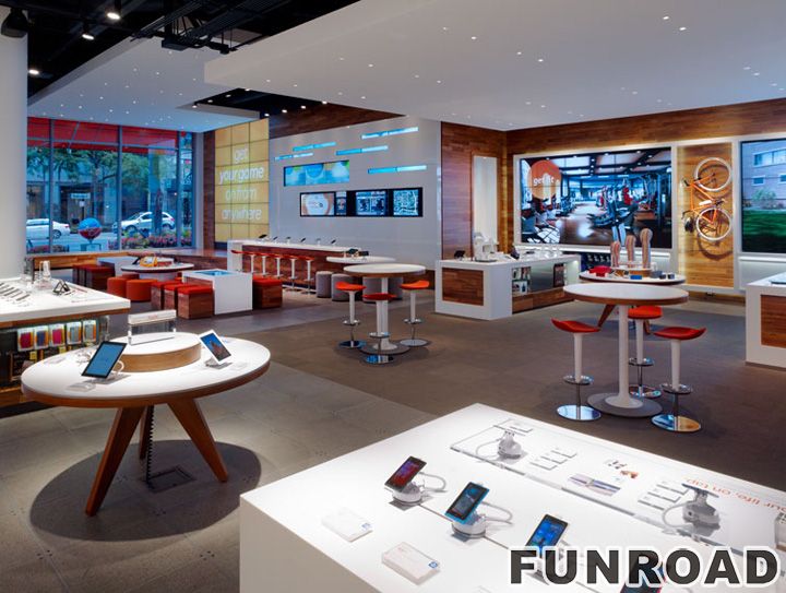 New Mobile Phone Showcase Counter with Display Case | Funroadisplay