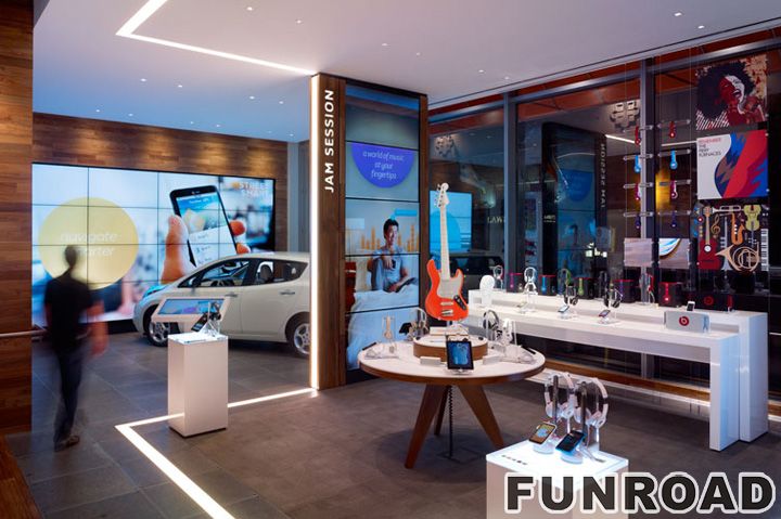New Mobile Phone Showcase Counter with Display Case | Funroadisplay