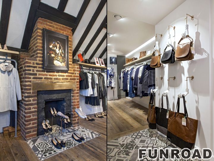 2019 New Design Retail for Wooden Clothing Showcase | Funroadisplay