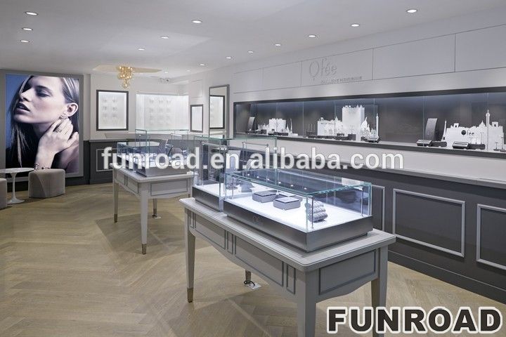Jewellery Shop Showcase Design for Jewellery Showcase Display