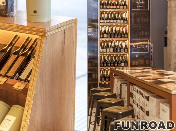 Highend retail shop cash counter design with LED lighted display for ...