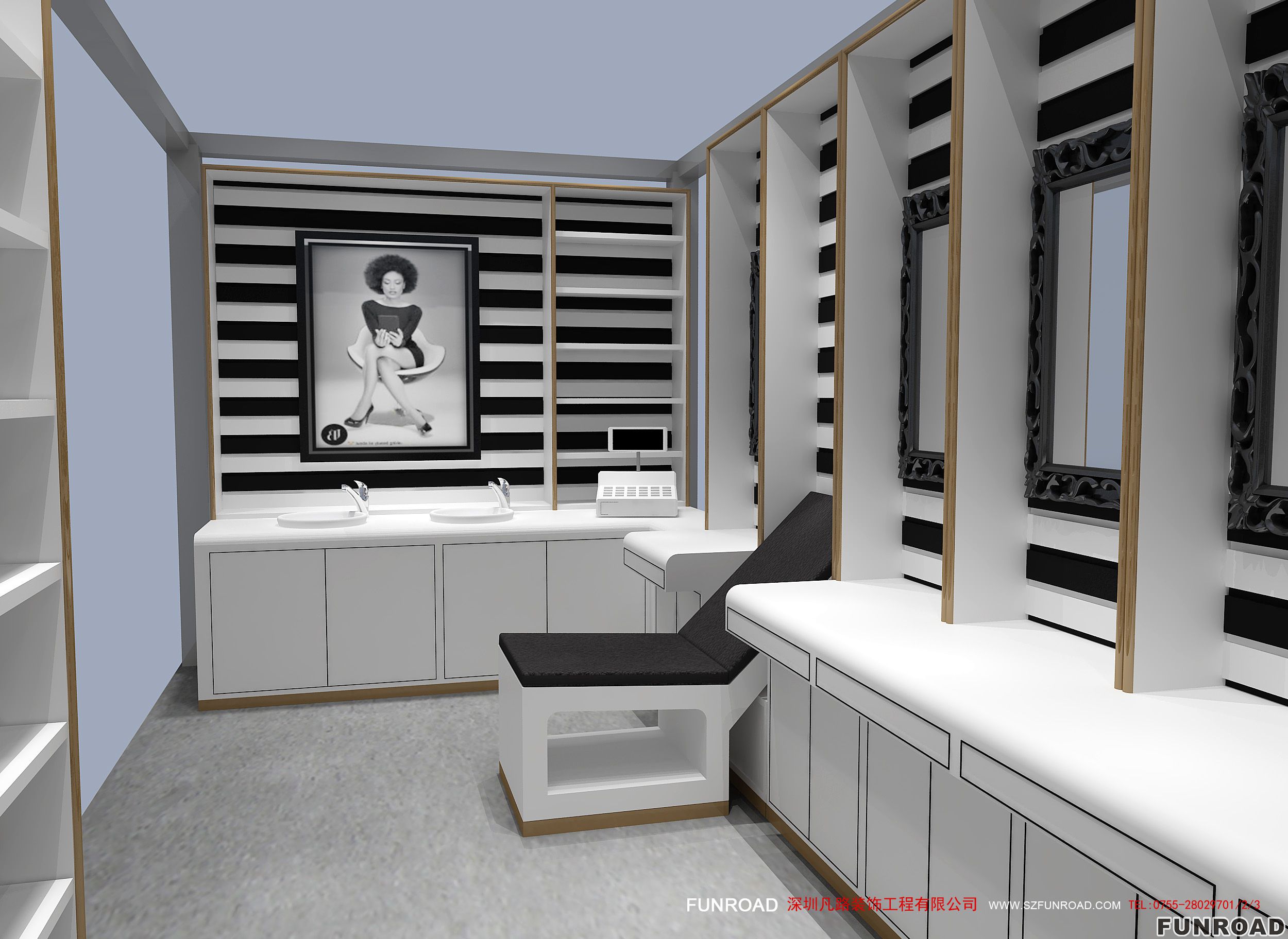 Quality New Beauty Salon Display Cabinet for Store Furniture ...