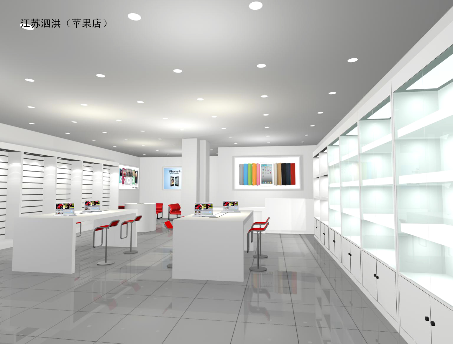 Wooden Mobile Phone Display Showcase for Phone Store Furniture ...