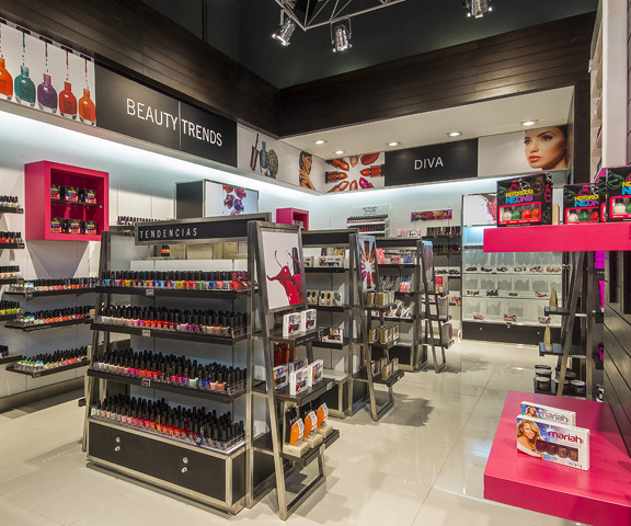 Retail Cosmetic Display Showcase for Makeup Store Design | Funroadisplay
