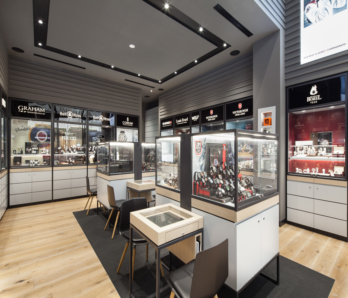 Retail Watch Display Cabinet for Brand Store Interior Design ...