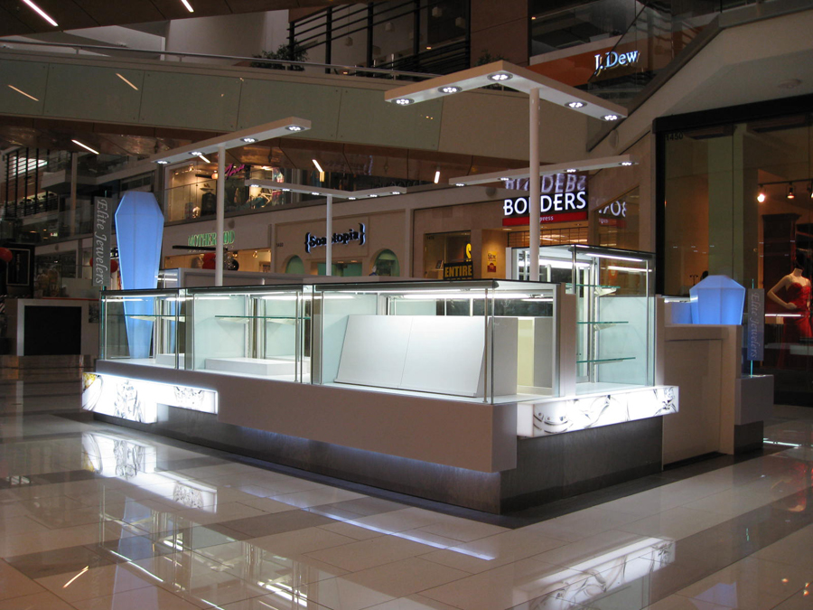Large Scale Cosmetic Showcase Counter for Shopping Mall Display ...