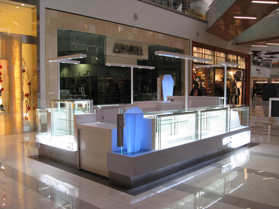 Large Scale Cosmetic Showcase Counter for Shopping Mall Display ...