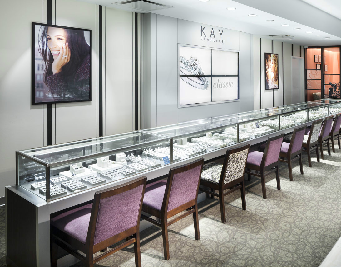 Modern Jewelry Display Showcase with Glass Cabinet for Brand Store ...