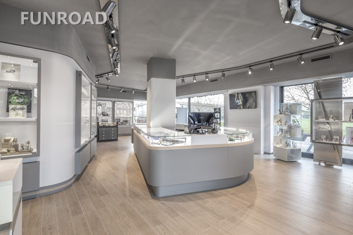 New Style Jewelry Display Showcase with LED Light for Brand Store ...