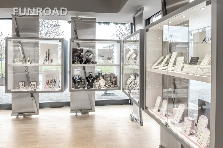 New Style Jewelry Display Showcase with LED Light for Brand Store ...