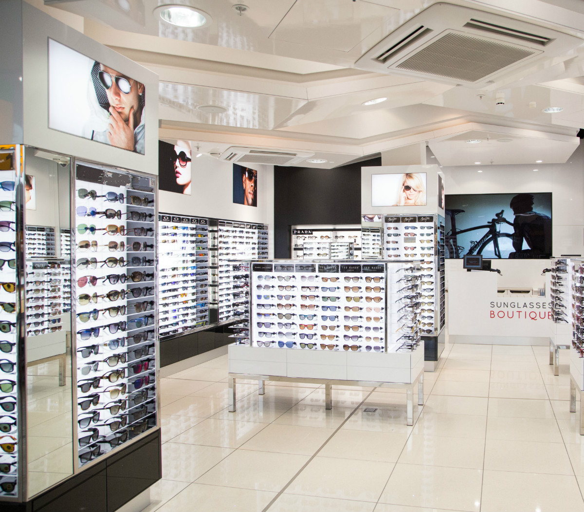 Fashion Wooden Optical Display Showcase for Sunglass Store Display ...
