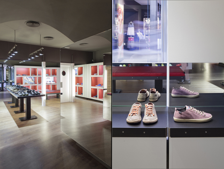 Customized Modern Woman Shoes Display Rack for Brand Store Decor ...