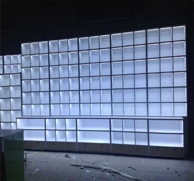 pharmacy display counter hospital furniture metal display rack for medical