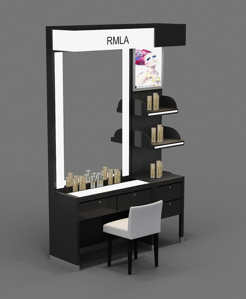 Retail Cosmetic Showcase Shelf for Makeup Store Decoration | Funroadisplay