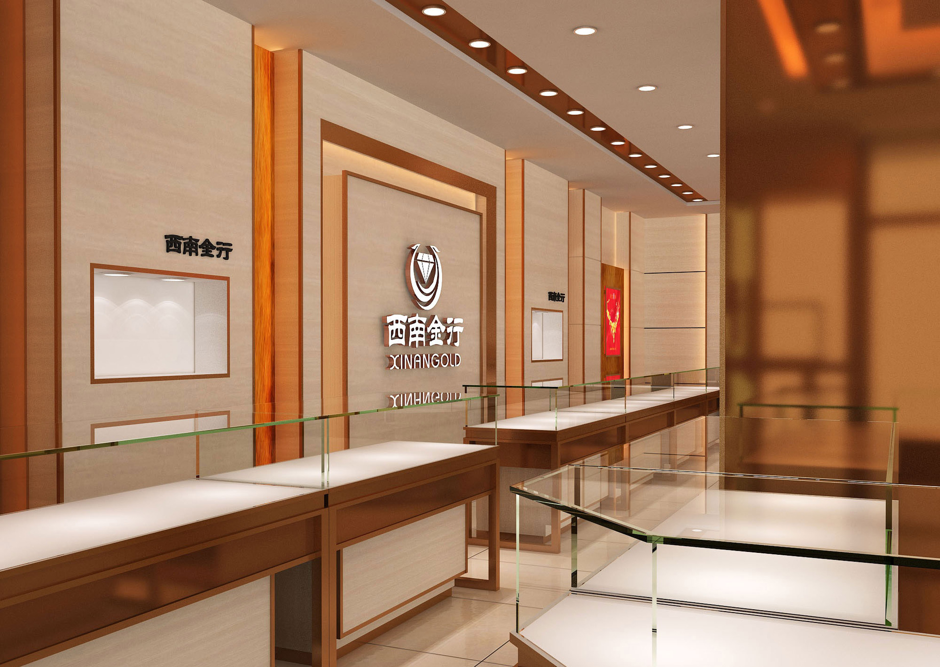 Luxury Wooden Display Showcase for Brand Store Furniture | Funroadisplay