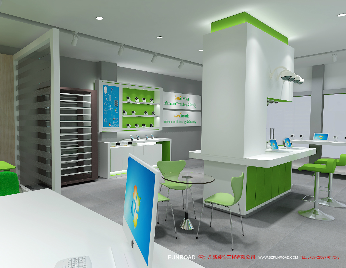 Factory customized electronic display furniture for shop interior design
