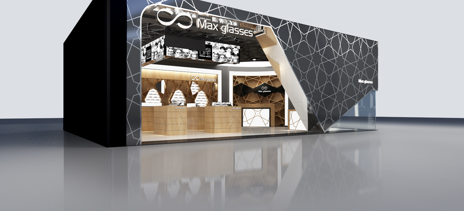 New Style Optical Display Showcase for Sunglass Store Design ...