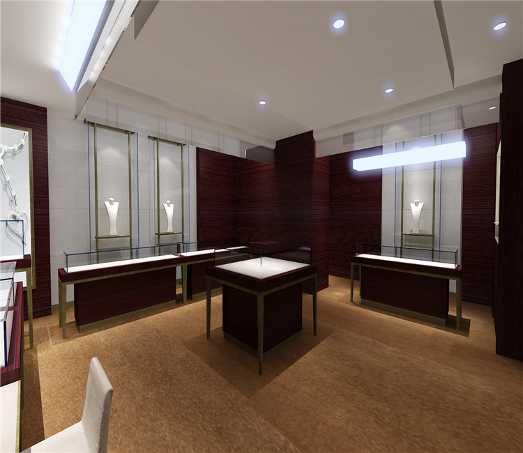 New 3D Design for Shopping Mall Jewelry Display Showcase | Funroadisplay