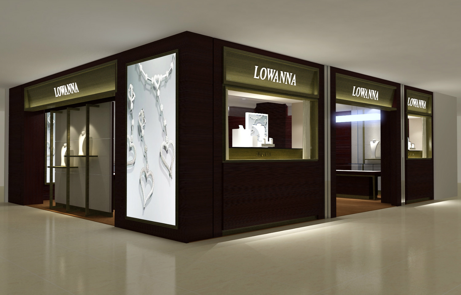 Retail Display Showcase for Jewelry Brand Store Decor | Funroadisplay