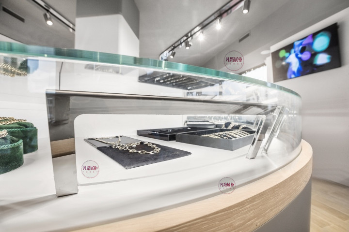 For Shopping Mall Jewelry Display Showcase with Glass Cabinet ...