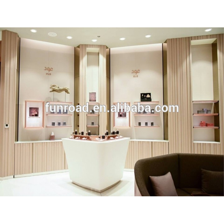 New Style Bright Cosmetic Showcase Counter for Perfume Display ...