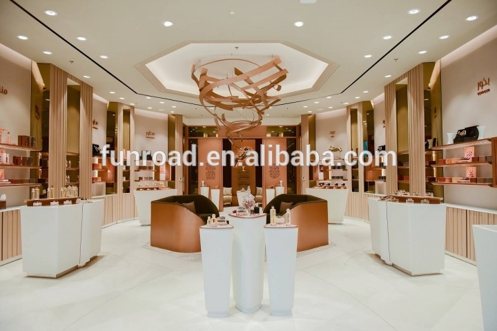 New Style Bright Cosmetic Showcase Counter for Perfume Display ...