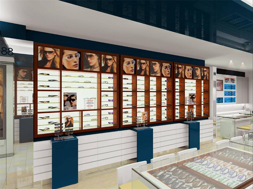 Customized Optical Display Showcase for Optical Shop Decor | Funroadisplay