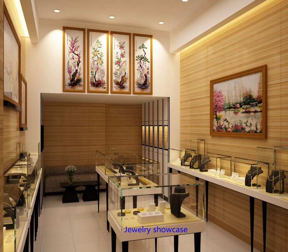 Custom Modern Jewelry Showcase for Store Decoration | Funroadisplay