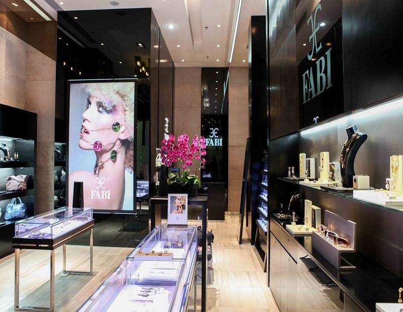 Luxury Jewelry Showcase Counter for Shopping Mall | Funroadisplay