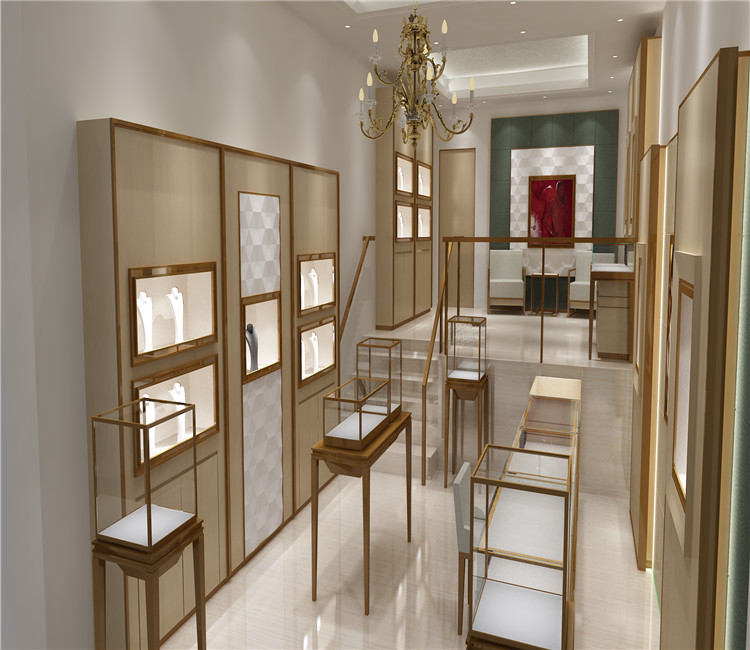 Quality Wooden Jewelry Showcase for Shopping Mall Furniture | Funroadisplay
