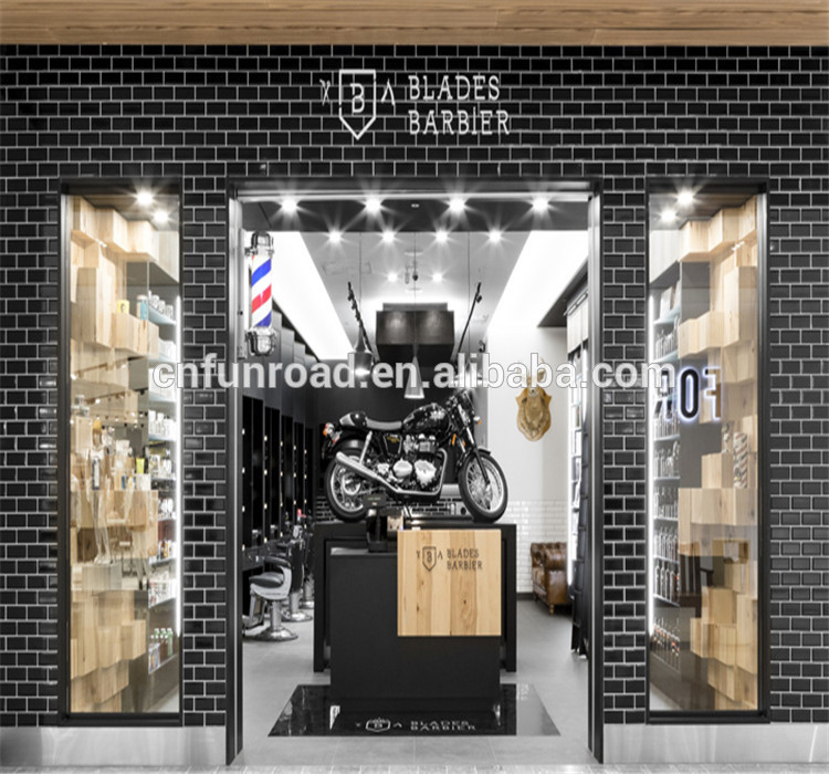 Retail Hair Salon Display Cabinet for Barber Shop Interior Decor ...