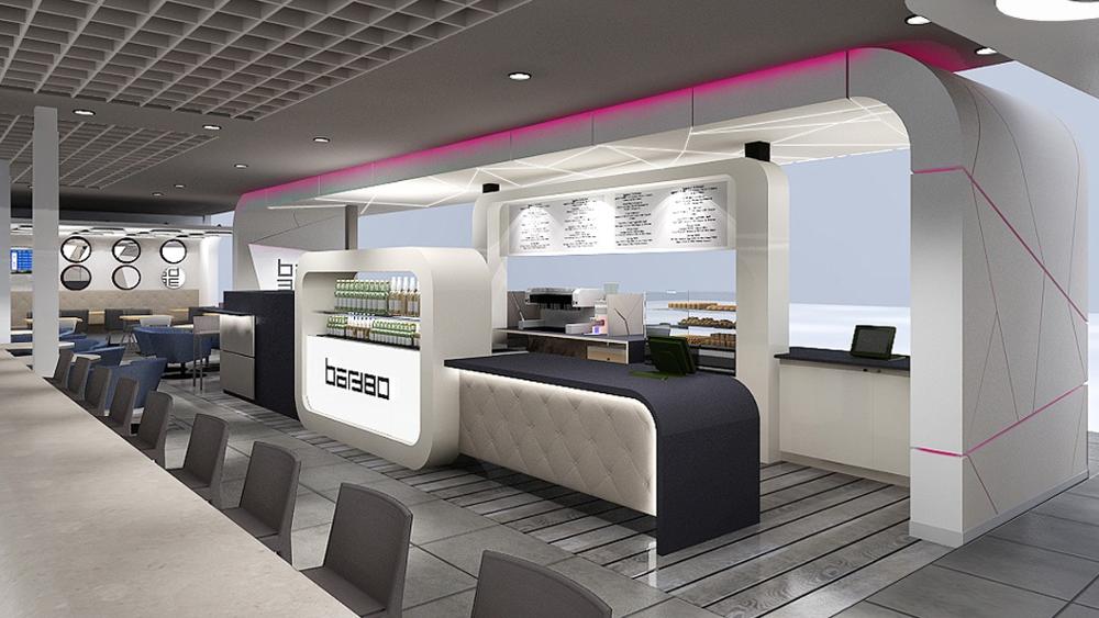 Retail Food & Beverage Showcase Counter for Food Store Display ...