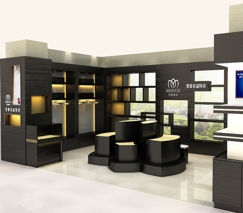 Retail Wooden Cosmetic Showcase for Brand Store Decor | Funroadisplay