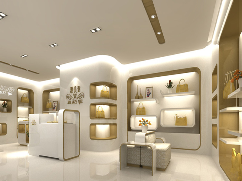 Luxury Custom Handbag Display Cabinet for Brand Store Decor | Funroadisplay