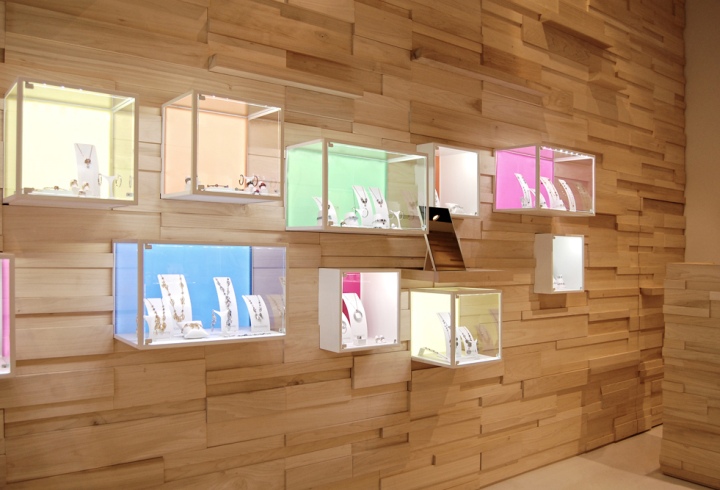 Custom Led Lighting Jewelry Store Displays Showcase For Sale