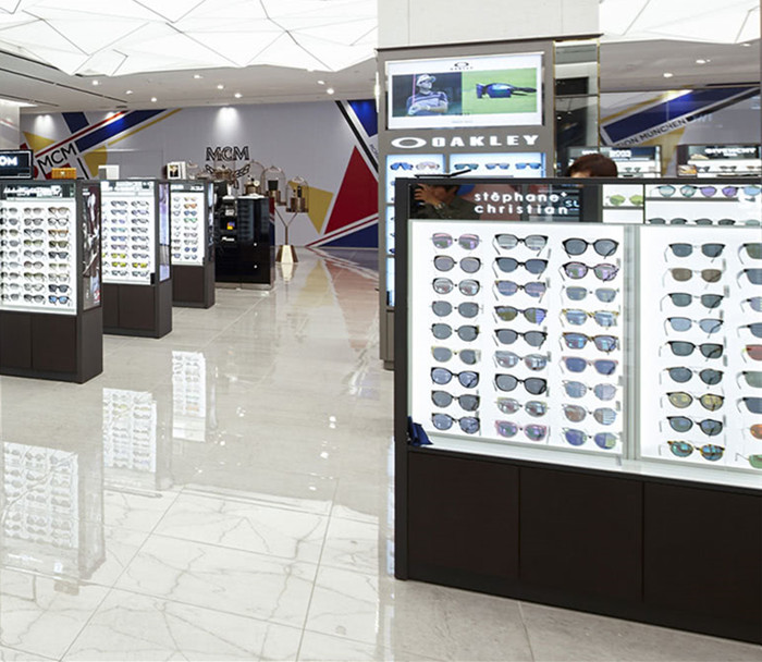 FR-SG-239 high end optical furniture interior design shop counter display