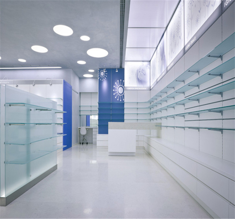 Pharmacy Store Fixtures Design Medical Retail Shop Interior Design ...