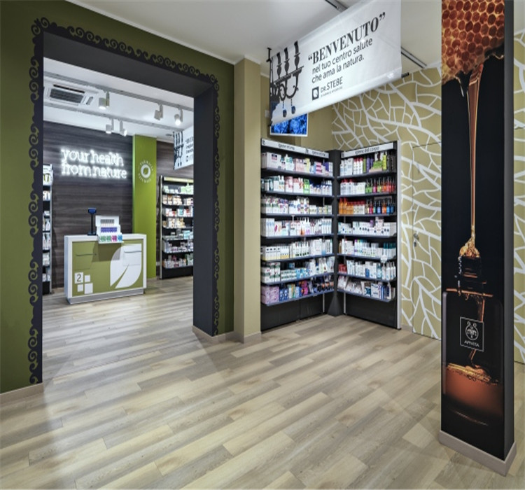 Custom Medical Wood Store Furniture Decoration Design Commercial Wooden ...