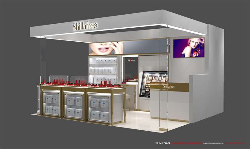 cosmetic store interior design cosmetics counter display